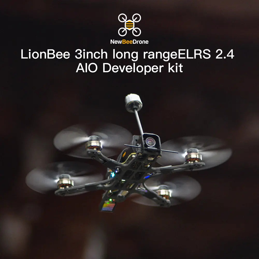 NewBeeDrone LionBee 3inch long range ELRS2.4 AIO developer kit – weBLEEDfpv