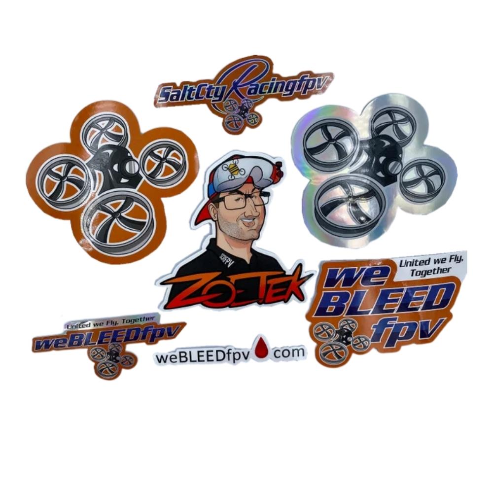 weBLEEDfpv Ultimate Sticker Set 27 FPV SLAPS